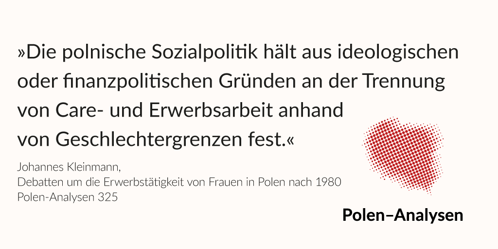 Debatten um die Erwerbstätigkeit von Frauen in Polen nach 1980 | Länder-Analysen